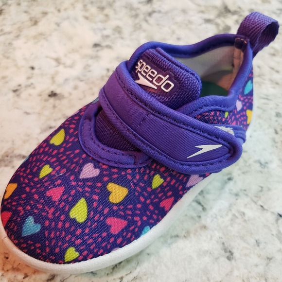 Speedo | Shoes | Speedo Kids Surfwalker Shoes Purple Hearts Size Small ...